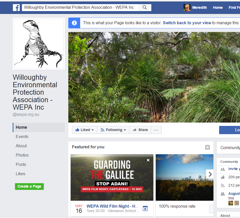 WEPA on Facebook – WEPA